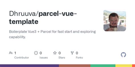 GitHub Dhruuva Parcel Vue Template Boilerplate Vue3 Parcel For Fast Start And Exploring
