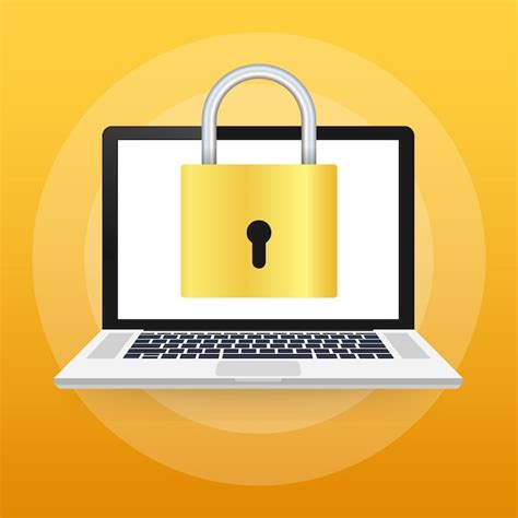 Premium Vector Computer Security Privacy Password Protection