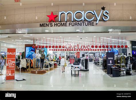 Macys Department Store Entrance Display Sale Sign Hi Res Stock