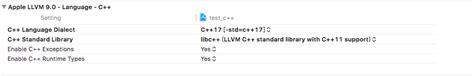 Xcode Apple Llvm 90 Can Not Use Flag C17 Stack Overflow