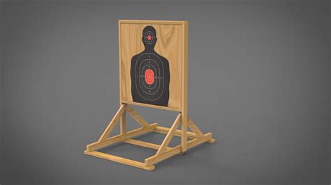 Shooting Range Target 3d Model