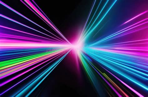 Dynamic Visual Featuring Abstract Stripes With A Sense Of Rapid Motion