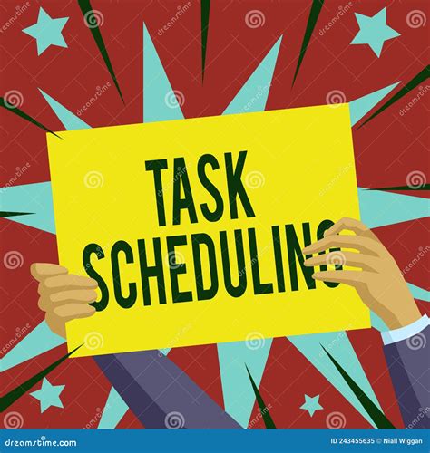 Task Scheduling Effective Planning Concept Time Management Template Web Banner With Copy Space