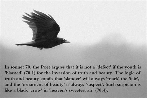 Sonnet 70 Continues The Argument Of Sonnet 69 Where The Meaning Of Truth And Beauty Was