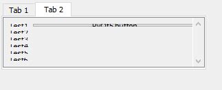 Python Adding Qscrollarea To Qtabwidget Stack Overflow