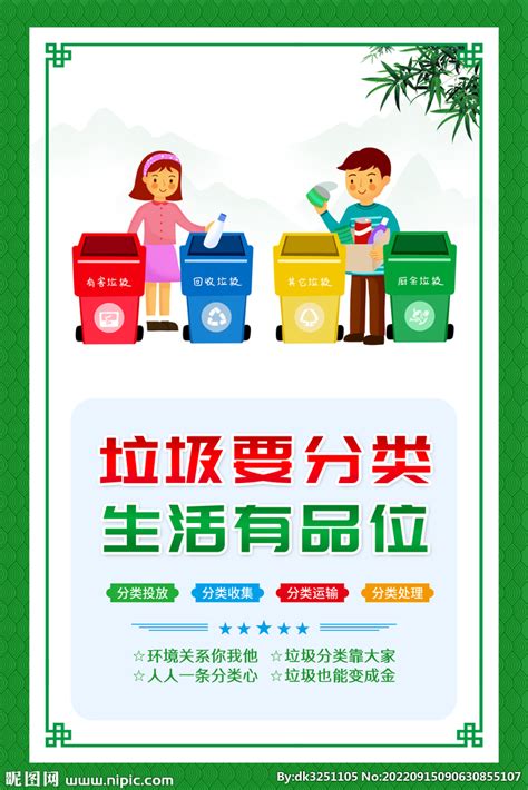 垃圾分类设计图 PSD分层素材 PSD分层素材 设计图库 昵图网