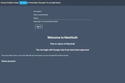 Next Auth App Base