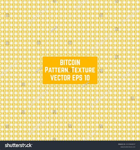 bitcoin pattern cryptocurrency logo pattern texture stock vector