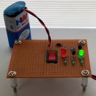 Short Circuit Indicator Using NPN PNP Transistor BC BC Mini Project One Stop For All
