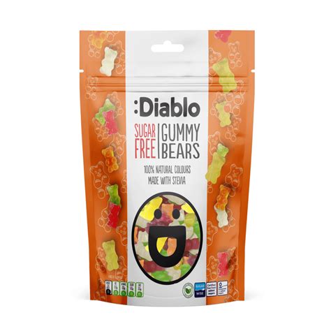 Diablo Sugar Free Gummy Bears Diabetic Sweets Scran Scran Ie