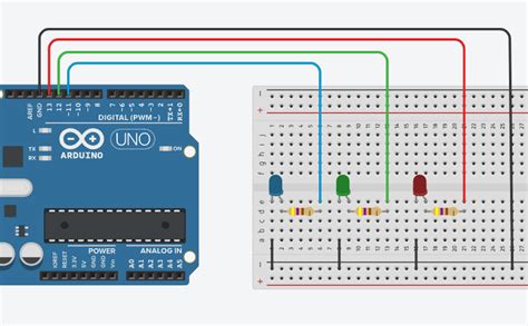 Arduino ile 3 Led Yakma Uygulaması Bilişim Programlama