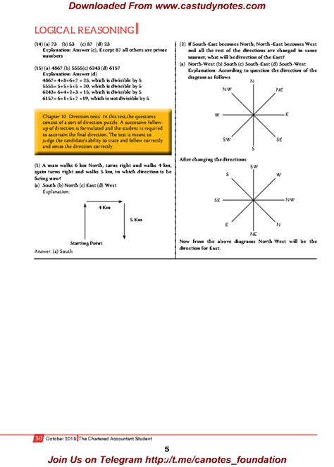 Ca Foundation Logical Reasoning Number Series Coding And Decoding And Odd Man Out Quick