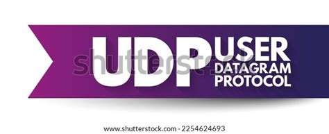 Udp User Datagram Protocol One Core Stock Vector Royalty Free 2254624693 Shutterstock