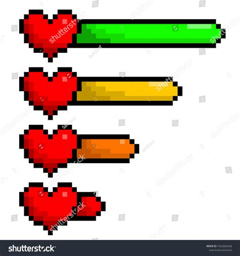 Video Game Health Bar Images Stock Photos Vectors Shutterstock