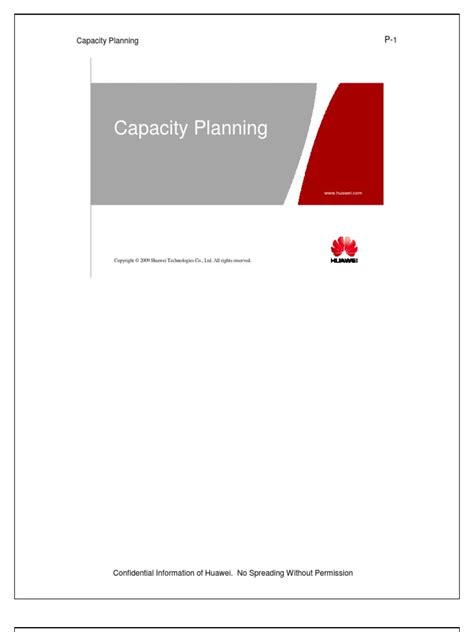 Huawei Gsm Capacity Planning Pdf Cellular Network Electronics