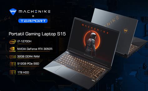 MACHENIKE Gaming Laptop S15, Intel Core i7-12700H 12th Gen, NVIDIA ...