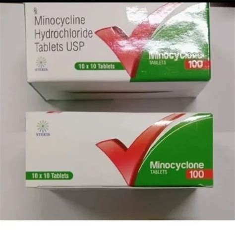 Minocycline Hydrochloride Tablet Usp 100 Mg At ₹ 450 Box In Nagpur