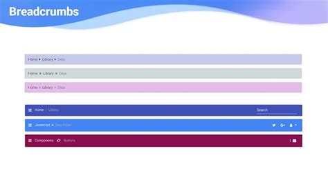 angular breadcrumbs bootstrap 4 and material design examples