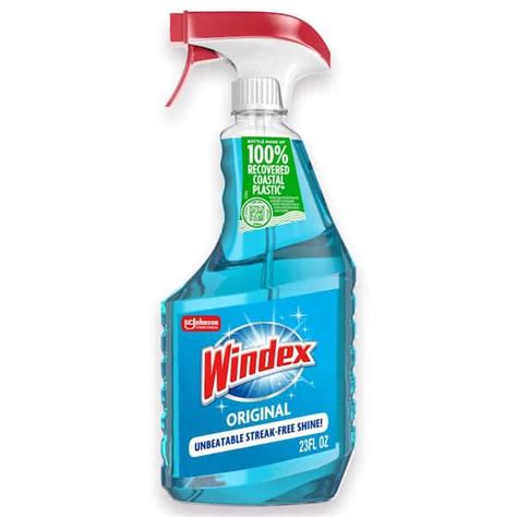 Windex 19 Oz Glass Cleaner Fast Shine Foam Rainshower Scent 382102