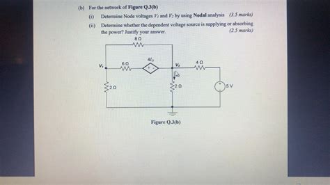 solved b for the network of figure q 3 b i determine