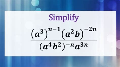 How To Simplify Exponential Expressions Olympiadtypequestion Grade12algebra Youtube