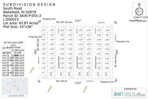 Subdivision Layout