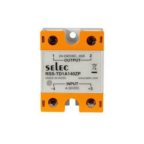 Selec Solid State Relay TD1A140ZP DC Input AC Output 40a At Best Price In Navi Mumbai