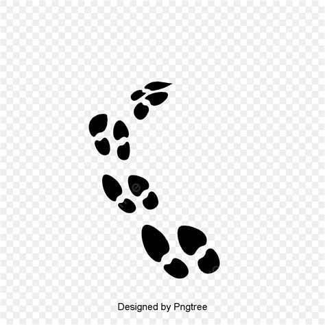 검은색 발자국 일러스트 벡터 소재 검은 벡터 발자국 문자열 발자국 Png 일러스트 및 Psd 이미지 무료 다운로드 Pngtree