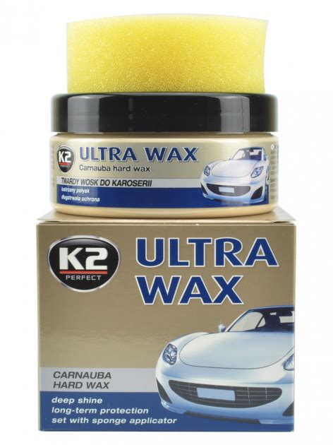 Паста для полировки с воском, с губкой K2 ULTRA WAX 250 мл (K073 ...