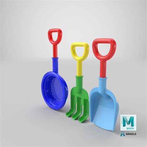 Detailed Sand Fork Toy 3d Model Turbosquid 2069989