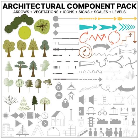 🗺️ Architectural Site Analysis Component Pack In 2024 Site Analysis