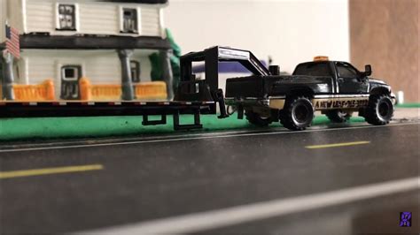 Toy Gooseneck Trailers 164 Greenlight Hitch And Tow Blue Gooseneck