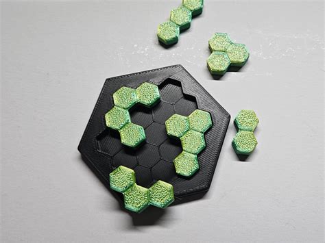 Hex Puzzle 3x3 Lvl Easy By Jokermakerworld Download Free 3d Models