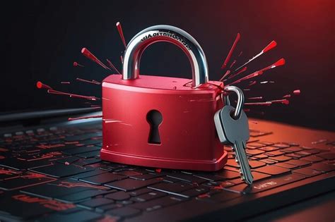Premium Ai Image Hacker Attack Security Breach System Hacked Alert