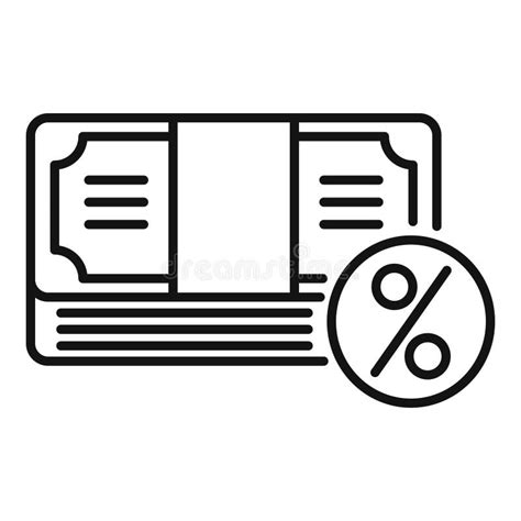 Pack Of Banknotes With Percentage Symbol Representing Interest Rate