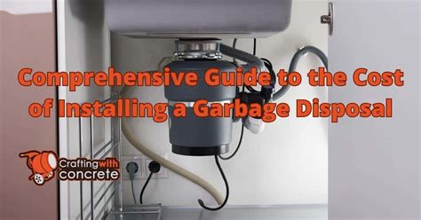 Cost To Install A Garbage Disposal Get Estimates