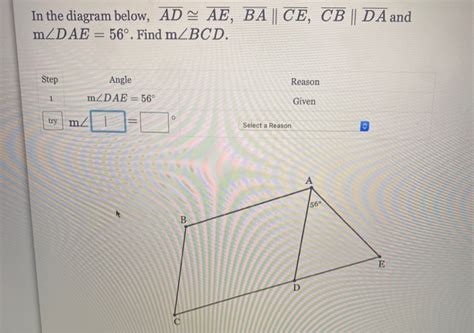 Solved In The Diagram Below AD AE BA CE CB DA And Chegg
