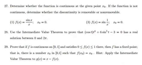 Solved Determine Whether The Function Is Continuous At Chegg