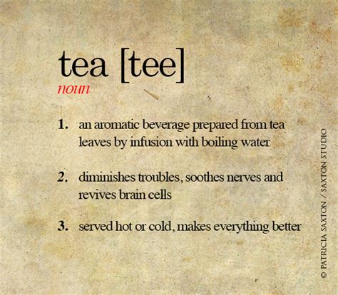 Meaning Of Your Tea At Fernande Frank Blog