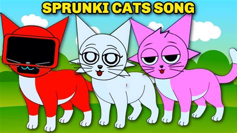 Sprunki Cats Song Animated Music Video Youtube Music