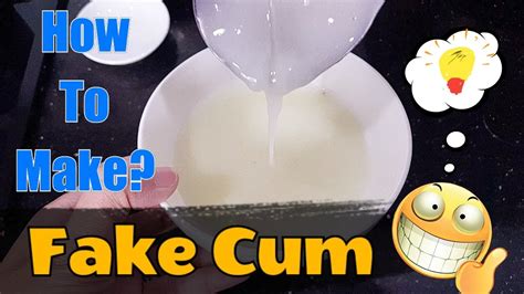How To Make Fake Cum For Your Adult Toys Fake Cum Recipes Youtube