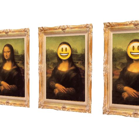 Mona Lisa Smile Stickers Find And Share On Giphy