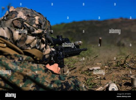 A Us Marine With Infantry Marine Course 1 23 Infantry Training