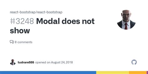 Modal Does Not Show Issue React Bootstrap React Bootstrap GitHub