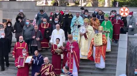 გიორგობის დღესასწაულთან დაკავშირებით ქვაშვეთის ტაძარში სადღესასწაულო ლიტურგია აღევლინა Youtube