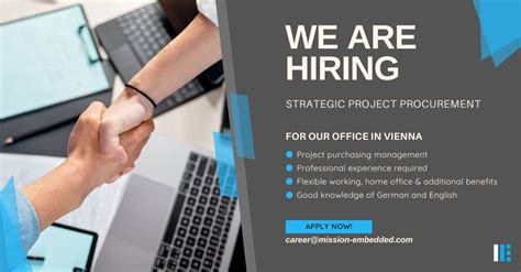 mission embedded gmbh on linkedin hiring stategicprojectprocurement wearehiring