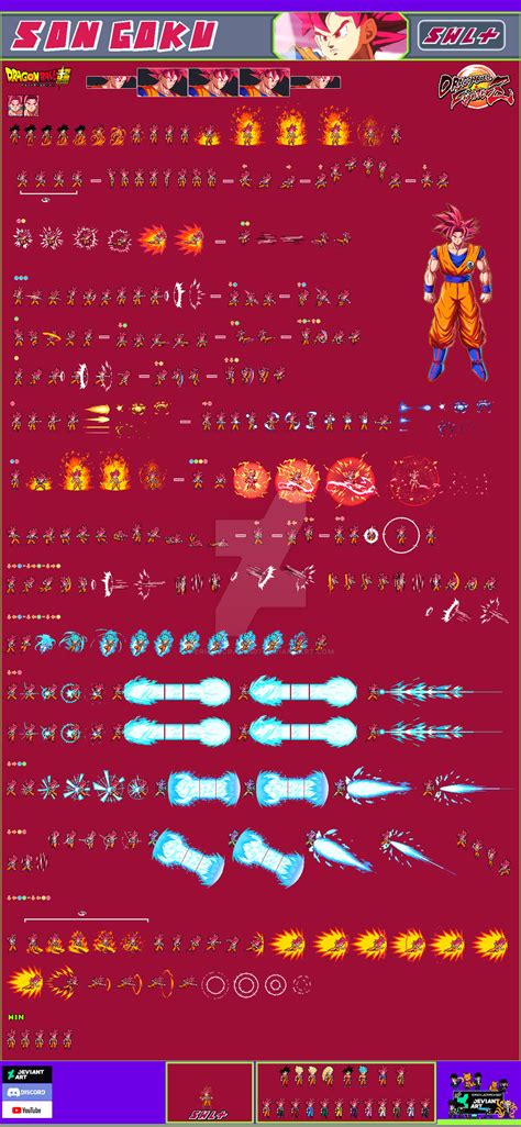 Goku Ssg Sprite Sheet Swl By Erickjcrack507 On Deviantart