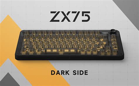Amazon.com: iQunix ZX75 Dark Side RS 75% RGB Mechanical Keyboard with ...