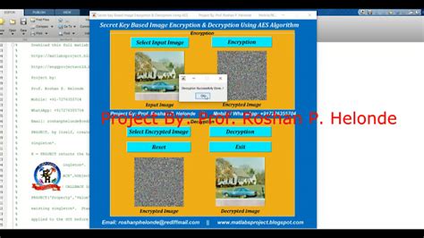 Image Encryption And Decryption Using AES Algorithm Secret Key Based AES Image Encryption And