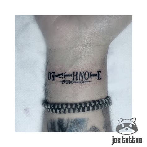 Death Note Tattoo For Men Meaning Design And Placement Ideas